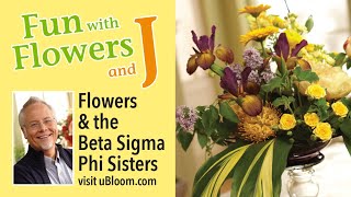 Beta Sigma Phi Sorority Sisters and Flowers!