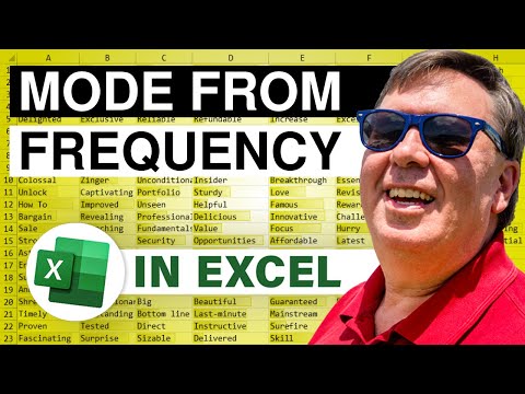 Dueling Excel – “MODE from Frequency Table”: Podcast #1446 | Learn Excel from MrExcel