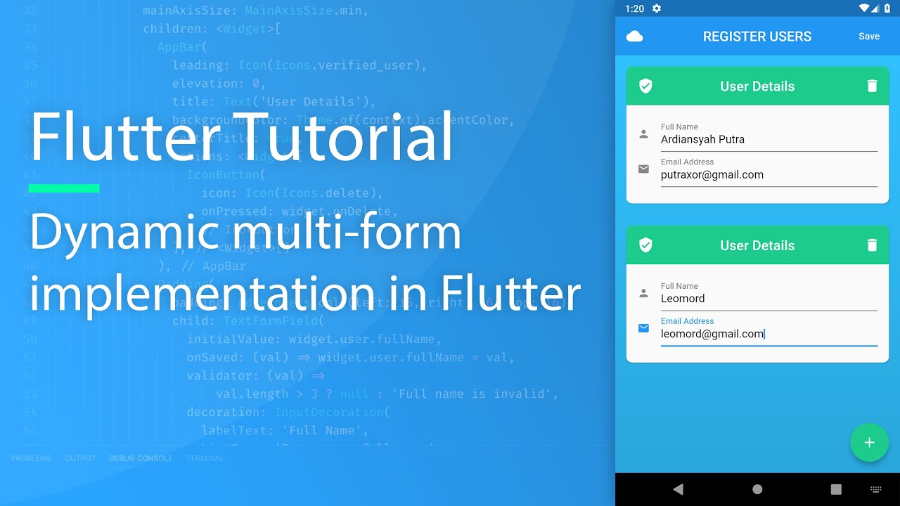 Flutter page add multiple form in screen Flutter page add multiple form in screen