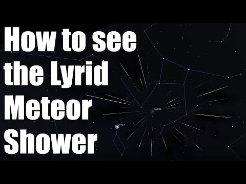 How to see the Lyrid Meteor Shower | Late Night Astronomy