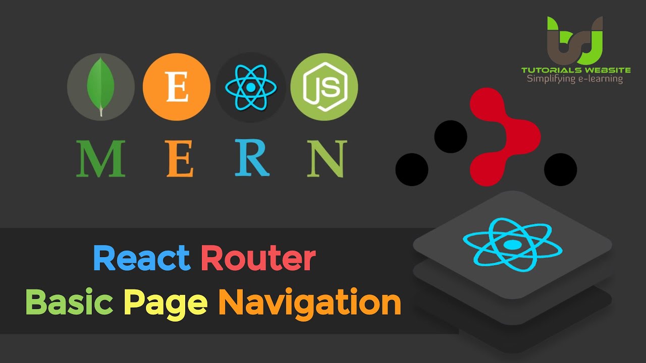 React Router & Basic Page Navigation | tutorialswebsite