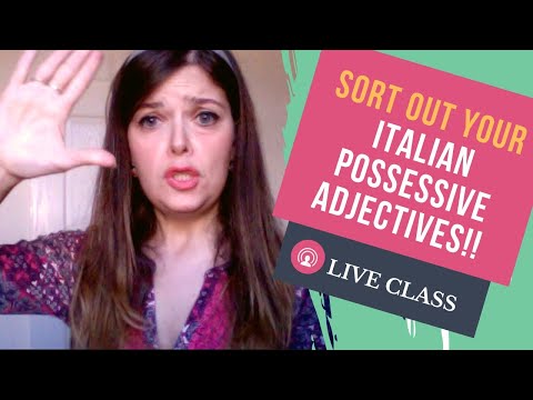 Possessive adjectives in Italian: how to use them and avoid common ...