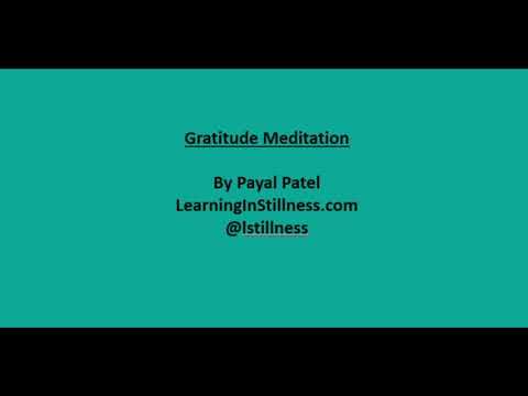 Self-Regulation IV: A Gratitude Meditation & Happy Thanksgiving ...