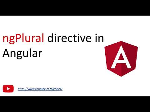 Video – ngPlural Directive in Angular – Dhananjay Kumar