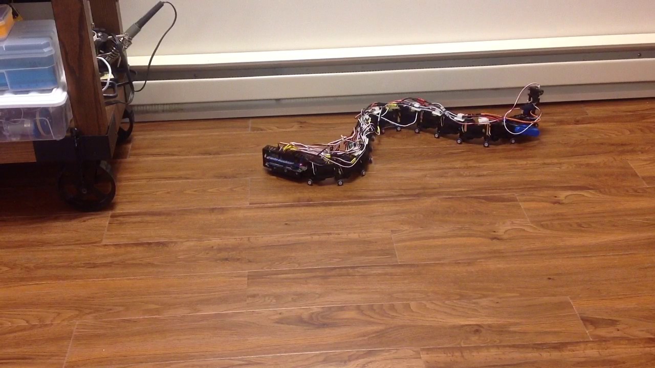 Robot serpiente reconfigurable y controlado con Arduino - Electrogeek