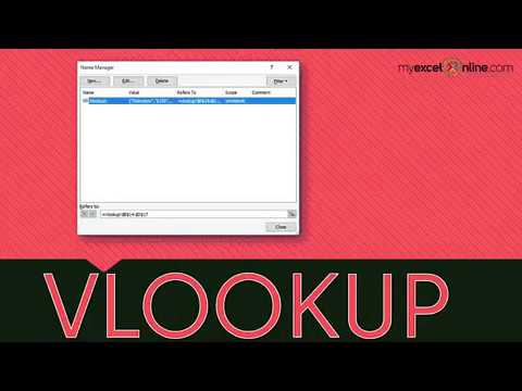 Excel Vlookup Named Range | MyExcelOnline