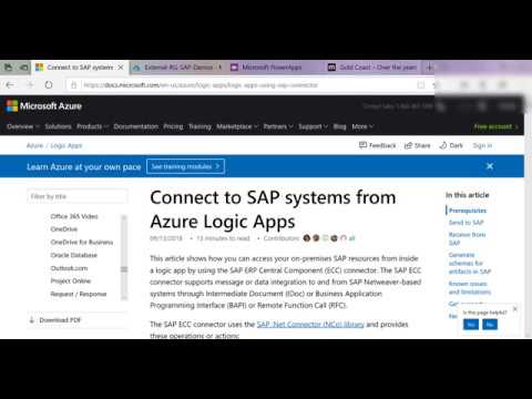 Integrating with SAP from PowerApps & Flow using Azure Logic Apps | Gold Coast