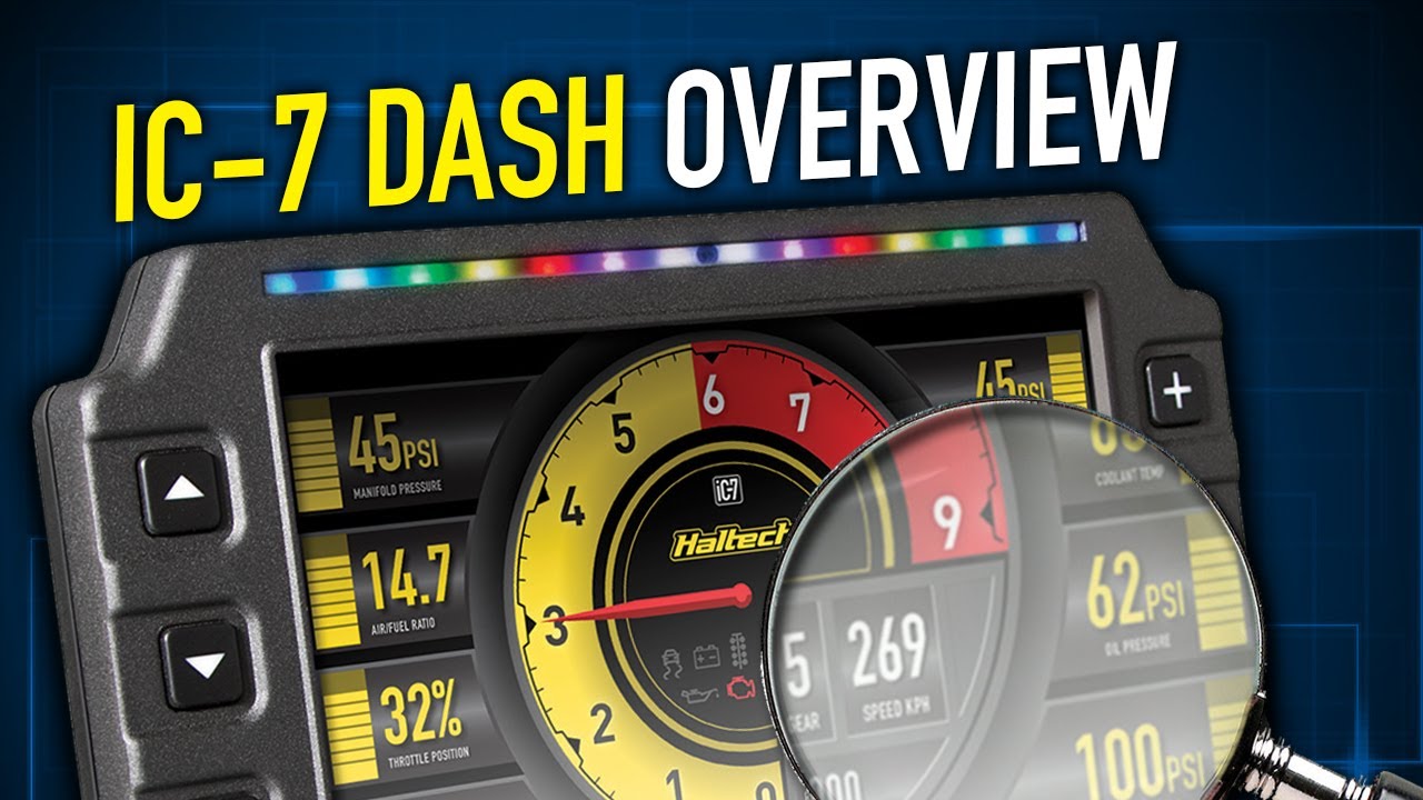 Haltech IC-7 Colour Display Dash – Linszter Performance