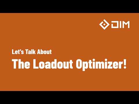 Loadout Optimizer · DestinyItemManager/DIM Wiki · GitHub