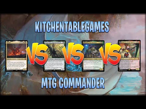 Kitchen Table Games - Tiamat V chatterfang V Slimefoot V Flamewar - MTG Commander Gameplay ...