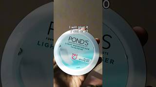 Ponds light moisturiser non oily fresh feel #review #skincare #oilyskin #ponds #moisturizer #shorts