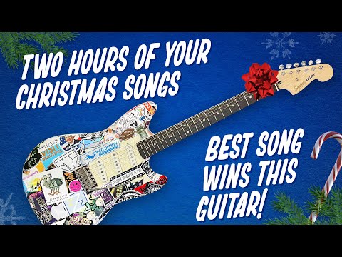 BEST SONG WINS THE STICKERED SQUIER CYCLONE! – 33 Songs from viewers + burning yule guitars ...