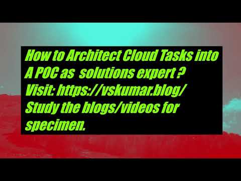 How to architect Cloud operation into POC ? | Building Cloud cum DevOps Architects