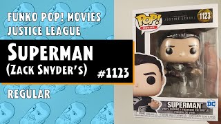 Funko Pop Movies - Justice League Zack Snyder's - Superman - 1123 // Just One Pop Showcase