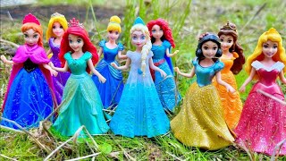 ASMR | Unboxing Mattel Disney Princess Spin & Reveal Surprise Dolls! Satisfying video | Review Toys