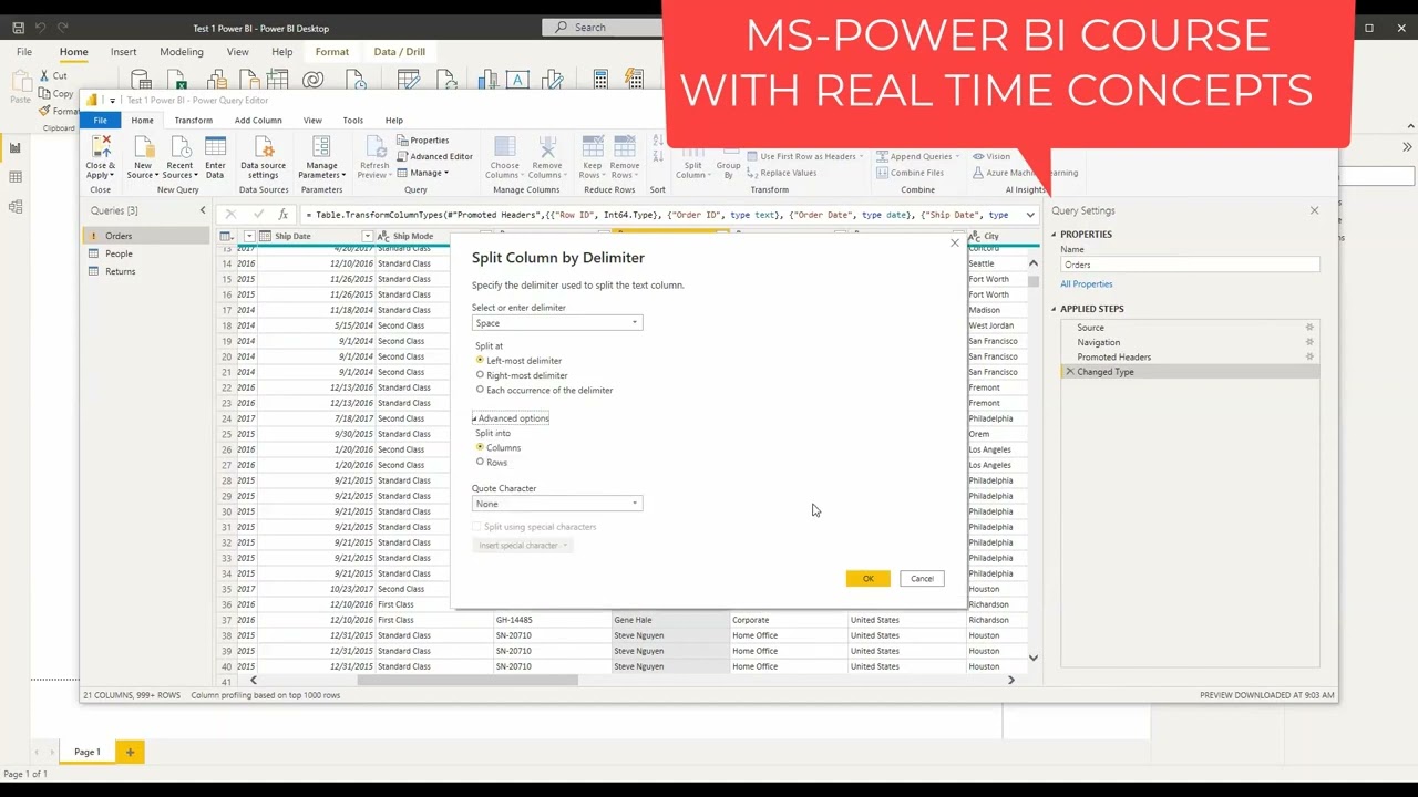 MS Power Bi with detail process explanation online training video| For beginners & advanced ...