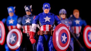Marvel Legends Ultimates Captain America Review! Hasbros Best Cap?!? After Credit Scene(Mod?)