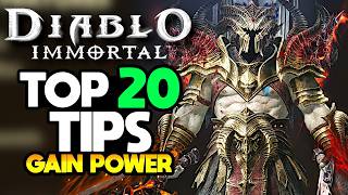 Top 20 Tips to Gain Power & Improve Builds in Diablo Immortal