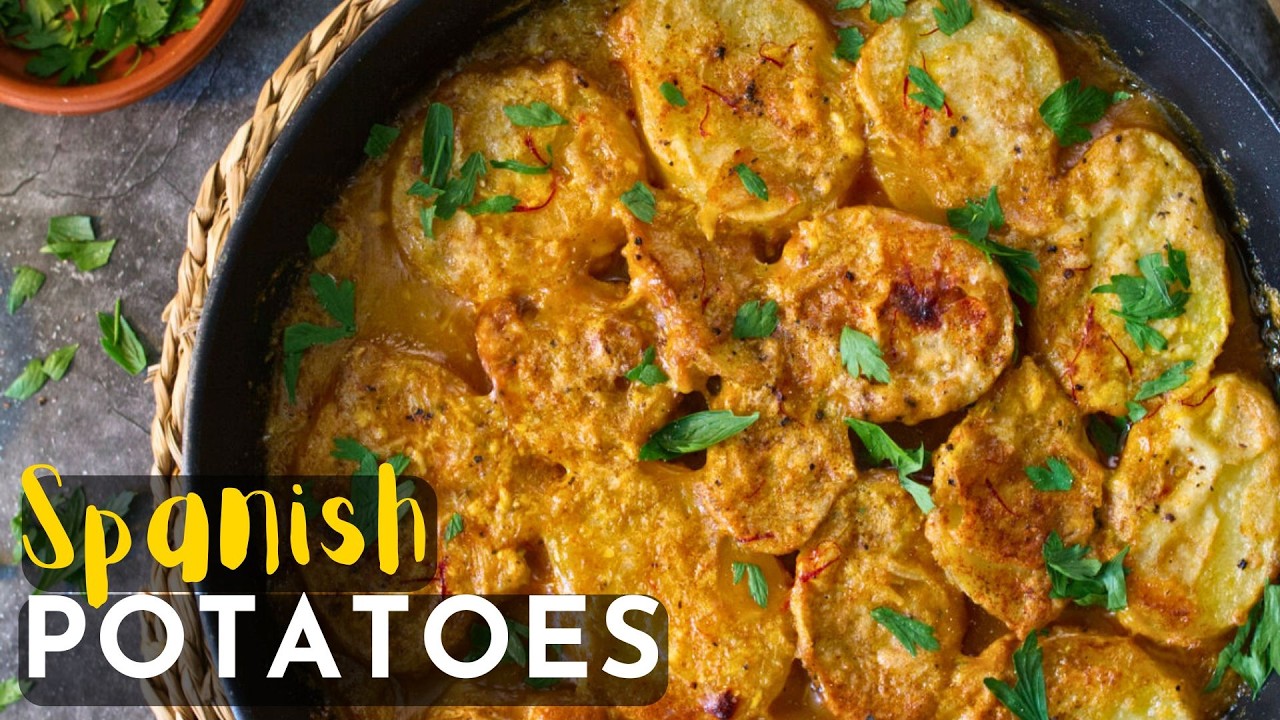 Easy Dinner Recipe – Spanish Potatoes | Patatas a la Importancia
