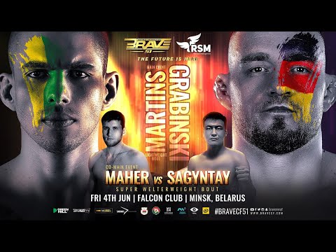 ‘BRAVE CF 51: The Future is Here’ results: Lucas Martins vs Marcel Grabinski in Minsk, Belarus ...