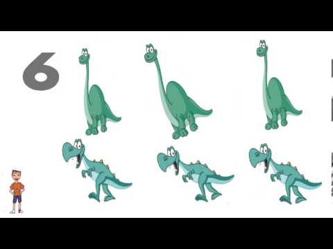 The number song with dinosaur – Songs and videos for kids