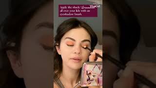 Selena Gomez tries Magnetic Spirit Eyeshadow Palette from Rare beauty ✨