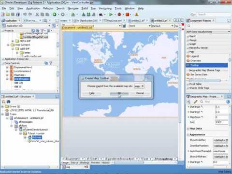 Working with the ADF DVT Map Component | Shay Shmeltzer's Oracle JDeveloper and ADF Blog