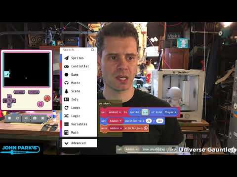 MakeCode Minute: Arcade Player Movement @adafruit @johnedgarpark #adafruit @MSMakeCode: A New ...