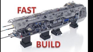 Fast Build: Forward Unto Dawn. Halo Mega Bloks. TheSSMotion