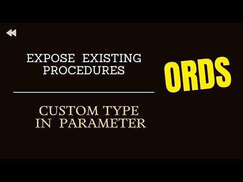 How to expose PLSQL procedure with table object type as ORDS REST API, IN parameter table type ...