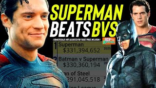 Superman Beats Batman v Superman, But Worldwide…