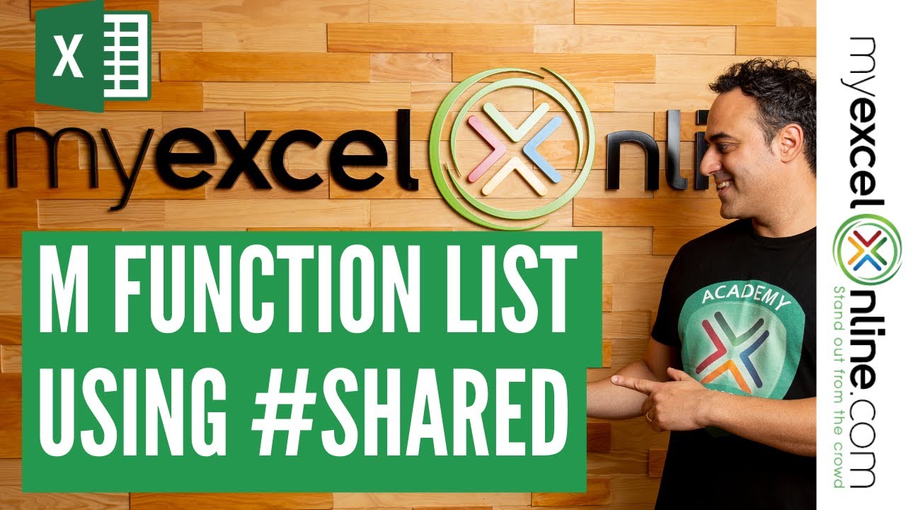 Access Function Library Using Power Query | MyExcelOnline