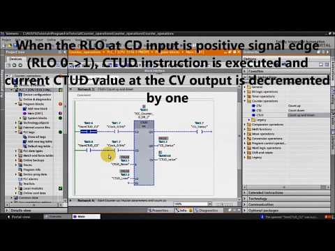 PLC programming tutorial – Counter operations – PLC ONE