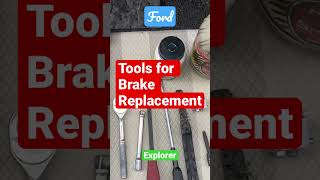 Tools for Brake Replacement | Ford Explorer | Rear Brake Pads and Discs #howtorepair #asmr