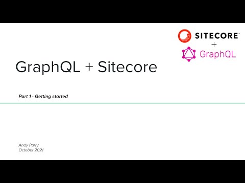 GraphQL and Sitecore – video series Part 1 – Standard Values