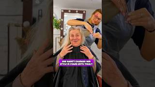 Watch This MAGICAL Hair Makeover After 30 Years Without Change! #shorts