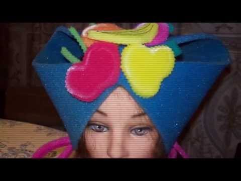 Como hacer gorros de cotillon de goma eva - Imagui