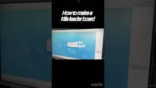 Kills and deaths leader board| Roblox Studio #robloxstudio