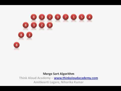 Merge Sort Algorithm : Decrease and Conquer Technique | thinkaloudacademy