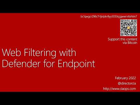 Web filtering overview for Defender for Endpoint – CIAOPS