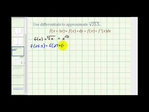 Ex: Using Differentials to Approximate the Value of a Cube Root. | Math Help from Arithmetic ...