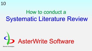 How to conduct Systematic Literature Review