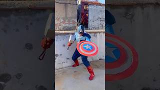 make Captain America armor from recycled materials #cosplaydiy #cosplay #avengers #captainmarvel