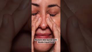 Stratia skin Liquid Gold - moisturizer to restore natural skin barrier #skincare #skincareobsessed