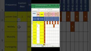 Excel Template Preventive Maintenance (PM) Scheduling Dashboard