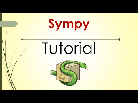 sympy tutorial – warrenteer