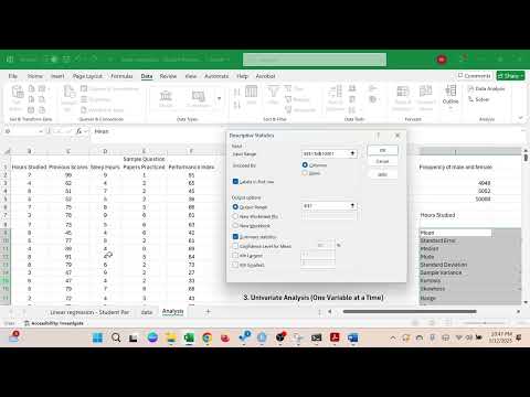 Fundamentals of Data Analytics – Part 2 (in Excel) – Analytics Veda