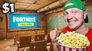 $1 VS $1,000,000 MOVIE THEATER!