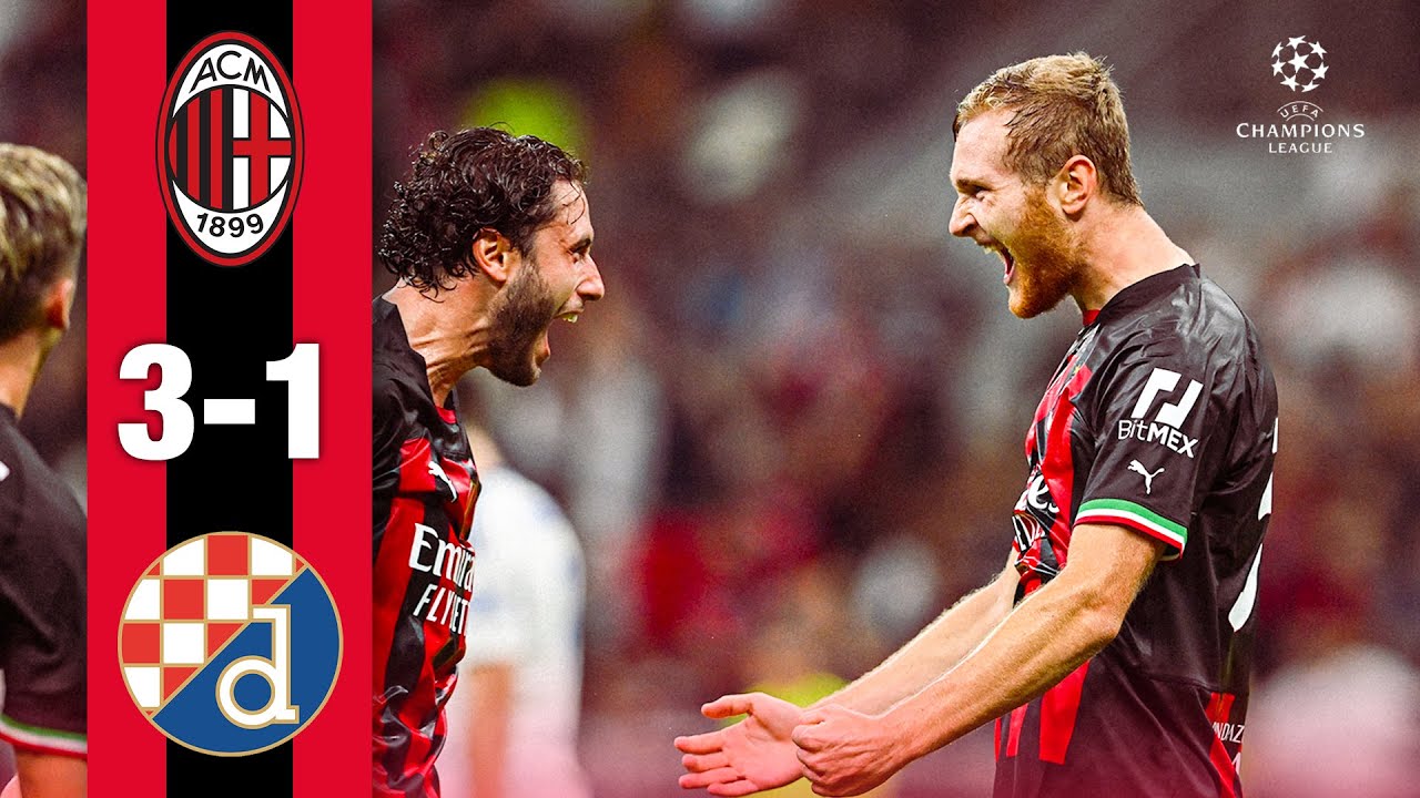 Milan - Dinamo 3:1 | Plavi glatko poraženi na San Siru u 2. kolu Lige prvaka