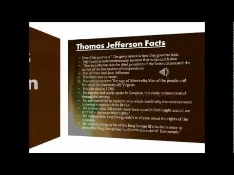 Thomas Jefferson Facts | United States History Videos!